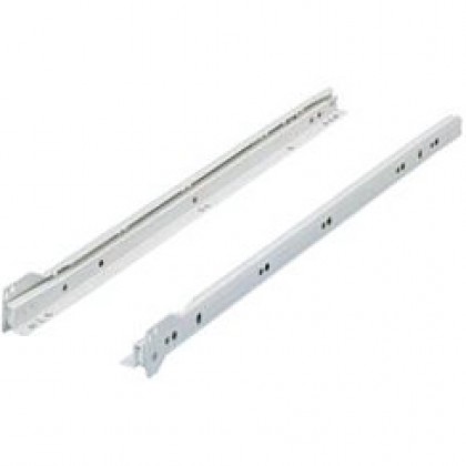 Hettich FR402 3/4 Extension Drawer Slides (White) - 20" (1058348)