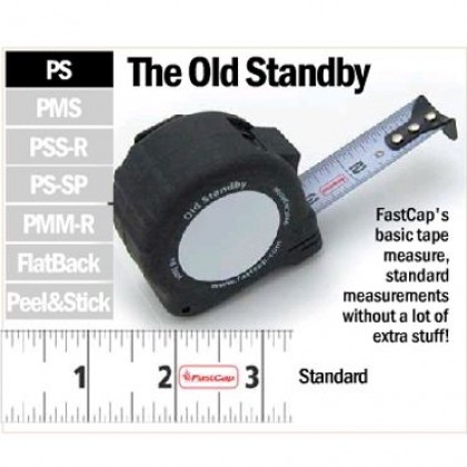 Pad Standard Tape Measure - 16ft, PS-16 (Fast Cap)