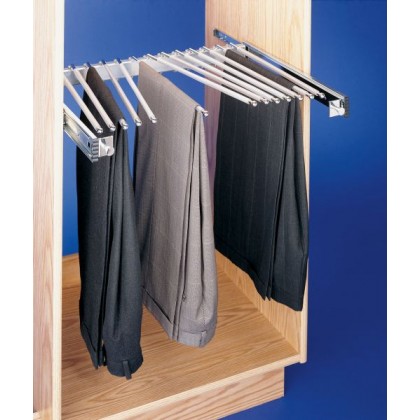 Pull Out Pant Rack (13 capacity), PSC-2414CR (Rev A Shelf)