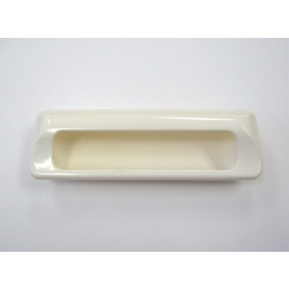 Plastic Recess Pull (White) - 5 1/4", 2869-010 (Hardware Concepts)