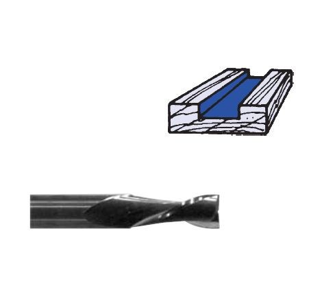 5/8"D x 2"CL Left Hand Spiral Bit (Down Cut), LD6200 (Whiteside Machine)